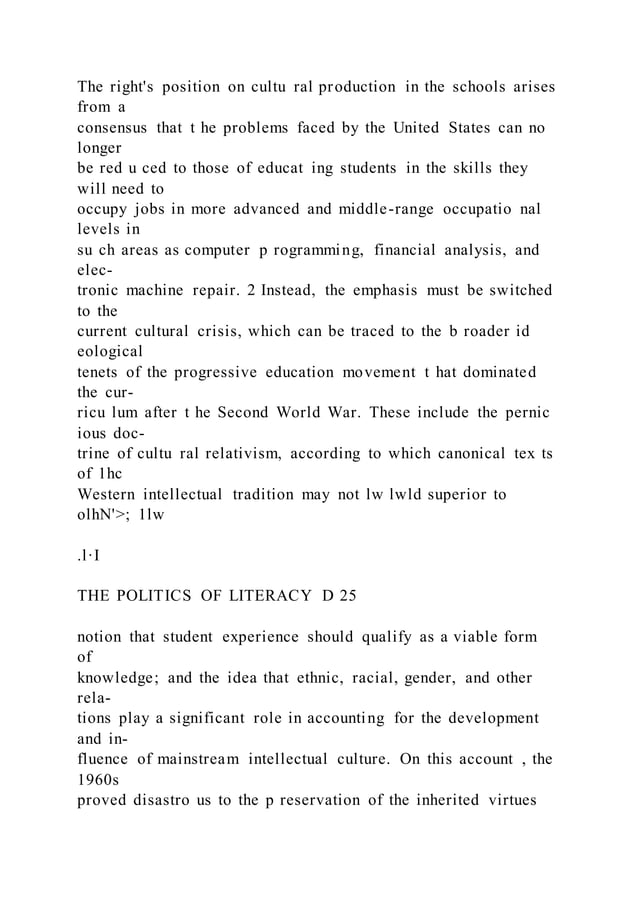 CHAPTER 2 TEXTUAL AUTHORITY, CULTURE, AND THE POLITI | PDF