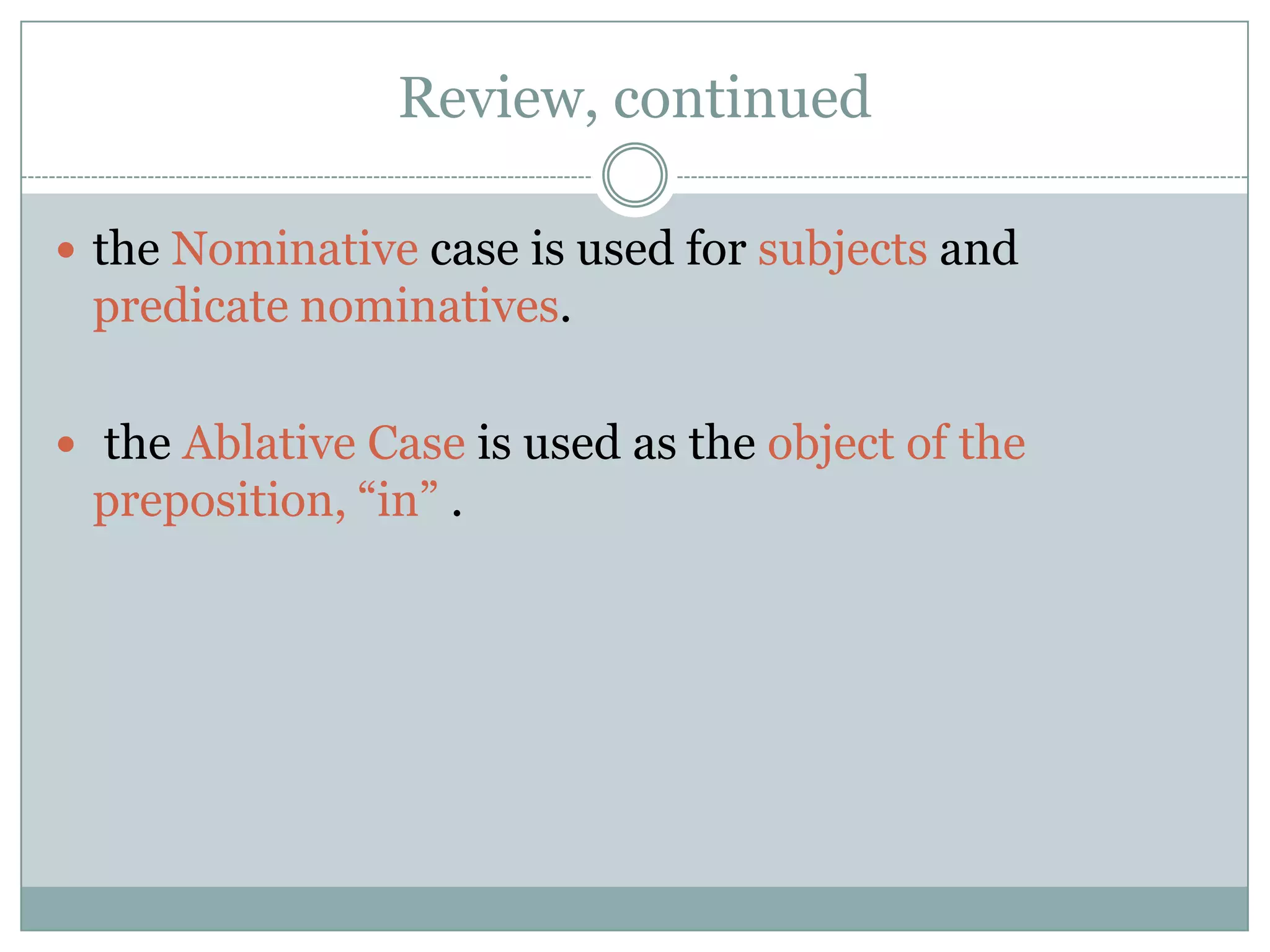 Chapter 2 the accusative case | PPTX