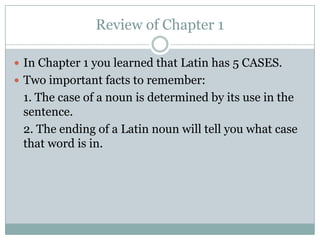 Chapter 2 the accusative case | PPTX