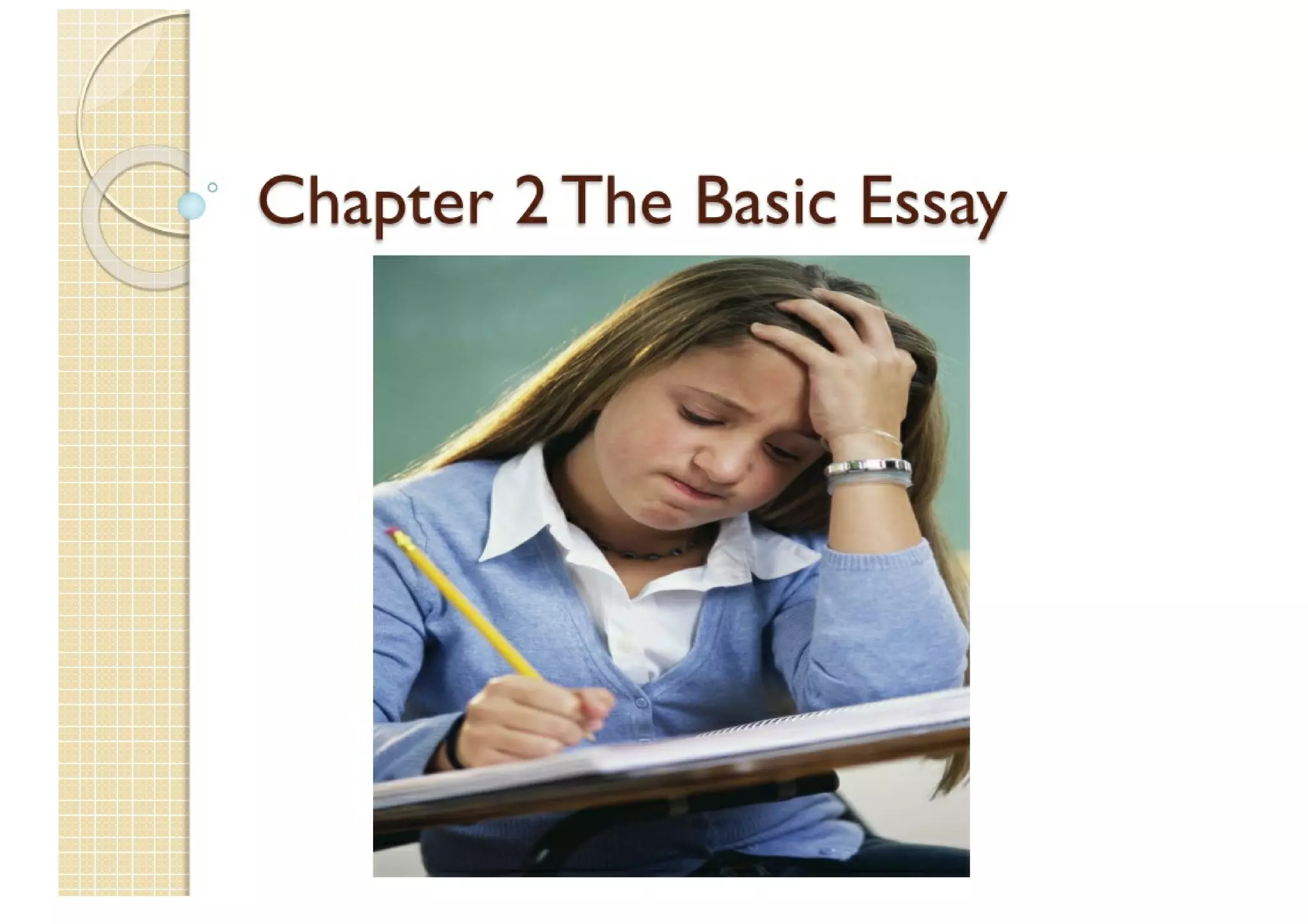 Chapter 2 The Basic Essay | PPT