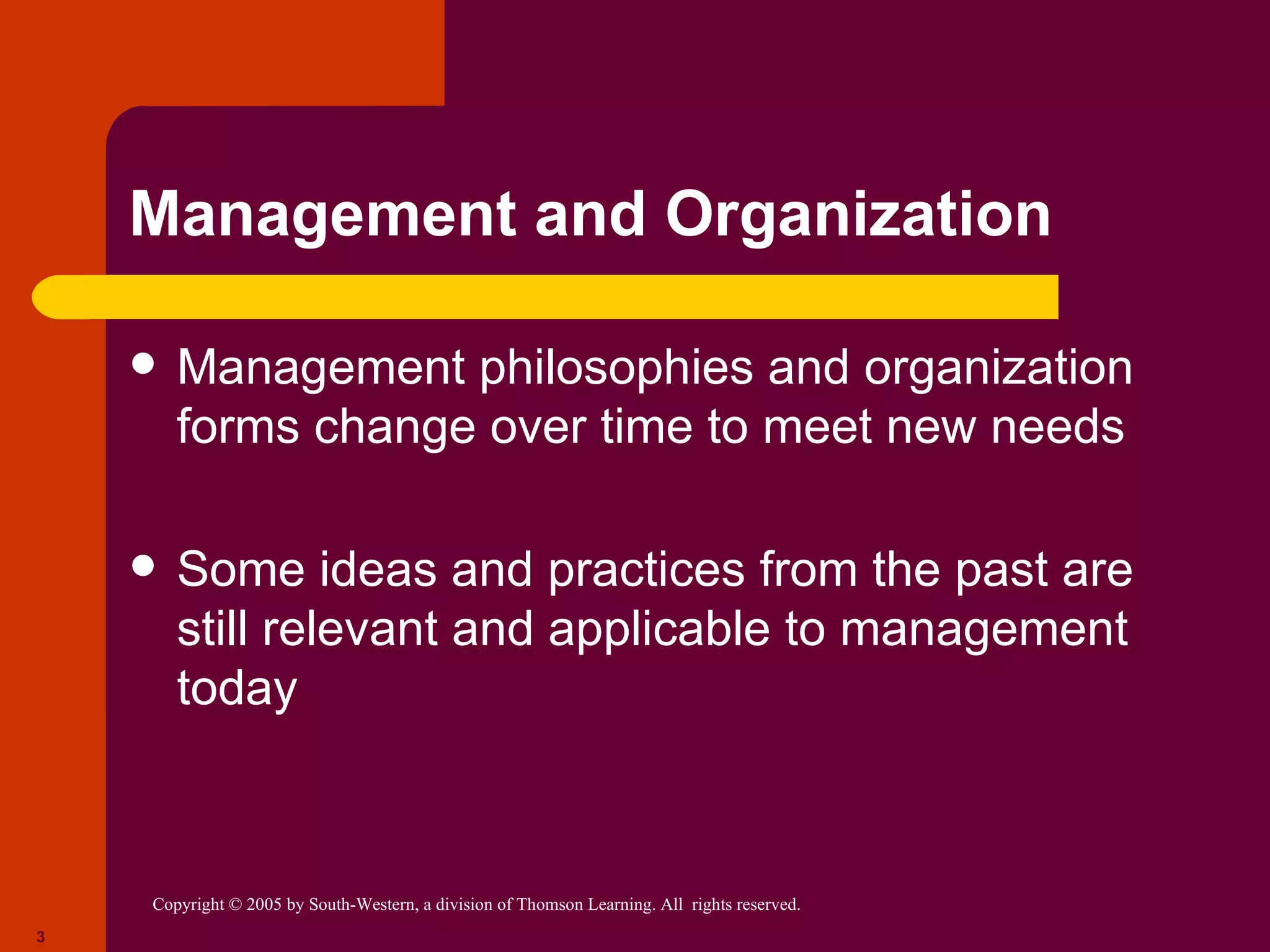 Chapter 2 the evolution of management thinking | PPT