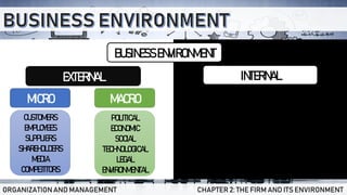 Chapter 2 the firm and its environment | PDF