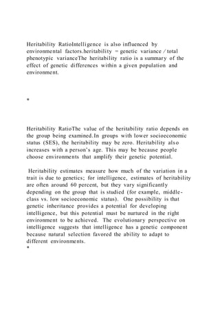 Chapter 2The Genetic and Evolutionary Roots of Behavior | PDF