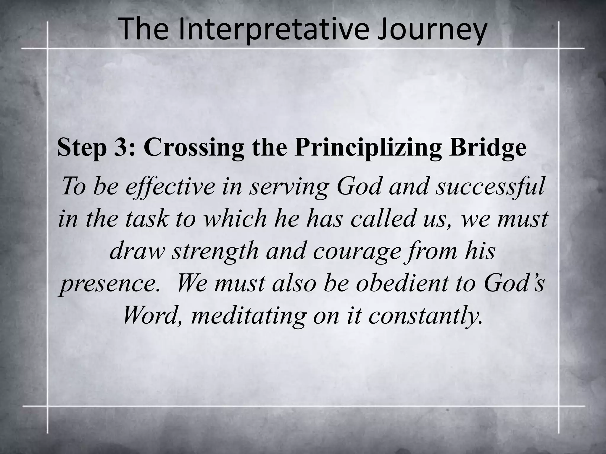 Chapter 2 the interpretative journey | PPTX