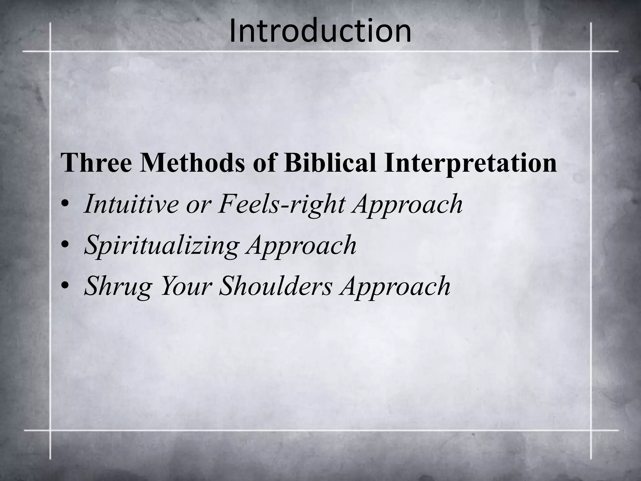 Chapter 2 the interpretative journey | PPTX