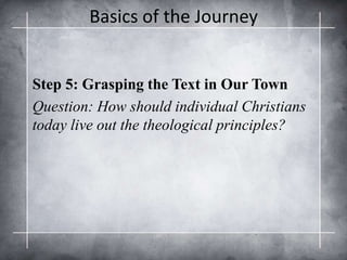 Chapter 2 the interpretative journey | PPTX
