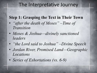 Chapter 2 the interpretative journey | PPTX