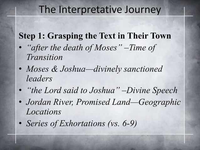 Chapter 2 the interpretative journey | PPTX | Christianity | Religion ...
