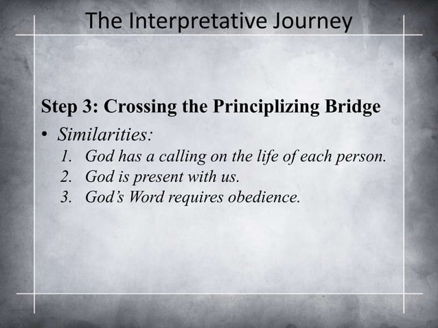 Chapter 2 the interpretative journey | PPTX | Christianity | Religion ...
