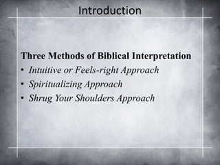 Chapter 2 the interpretative journey | PPTX
