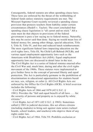 Chapter 2 The Law of EducationIntroductionThis chapter describ.docx