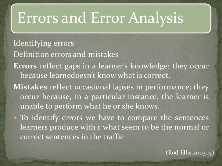 Chapter 2 (the nature of learners language:Rod Ellis)