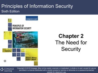 Chapter 2 Slide ::The need of security. | PPTX