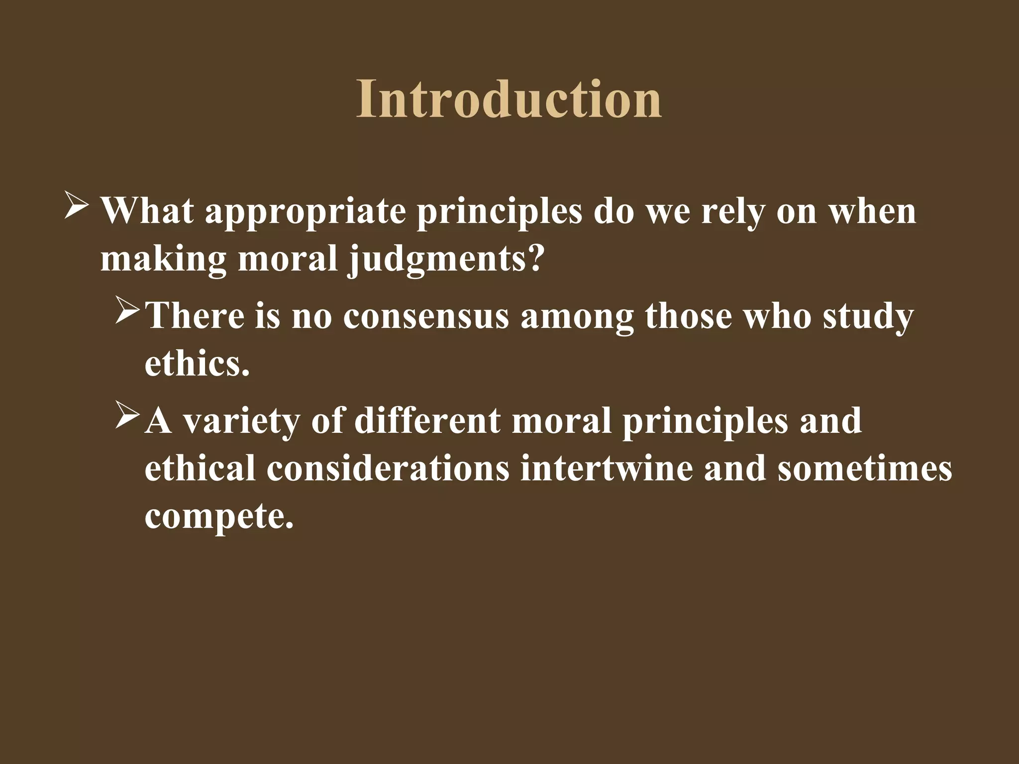 Chapter 2 the normative theories of ethnics | PPT