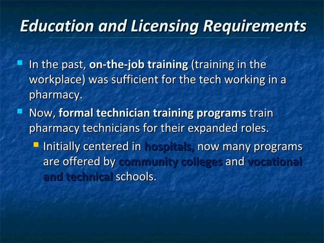 Chapter 2 the pharmacy technician | PPT | Pharmaceutical Industry ...