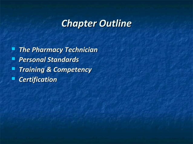 Chapter 2 the pharmacy technician | PPT | Pharmaceutical Industry ...