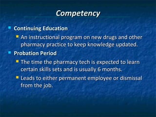 Chapter 2 the pharmacy technician | PPT