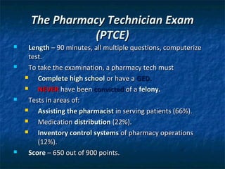 Chapter 2 the pharmacy technician | PPT