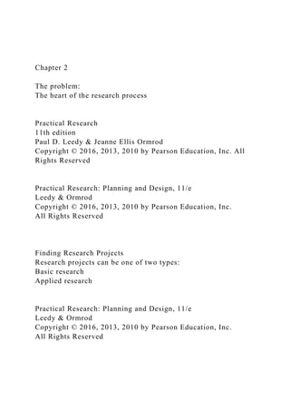 Chapter 2The problemThe heart of the research process.docx