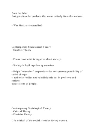 Chapter 2 Thinking About and Researching the Social World .docx