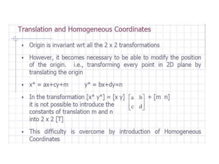 Transformations(scaling rotation translation) | PPT