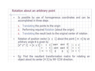 Transformations(scaling rotation translation) | PPT
