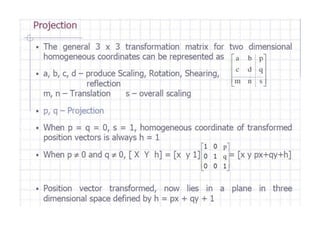 Transformations(scaling rotation translation) | PPT