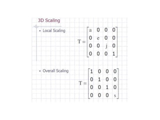 Transformations(scaling rotation translation) | PPT
