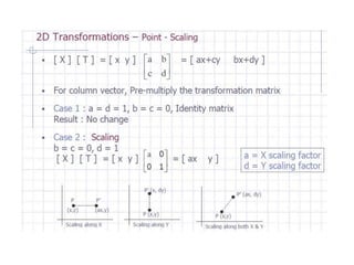 Transformations(scaling rotation translation) | PPT
