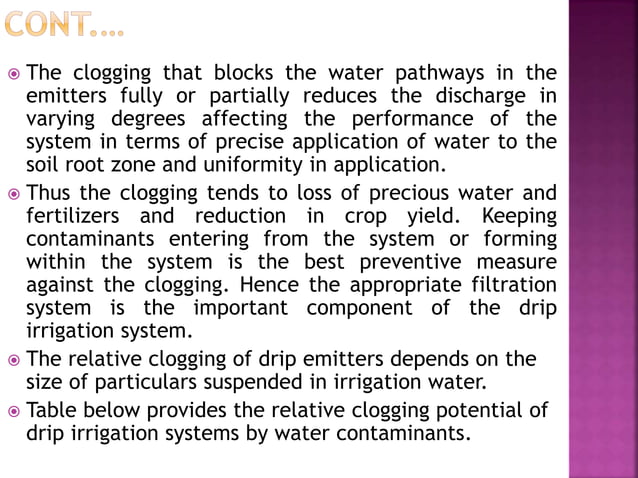 Chapter 2 trickle irrigation | PPTX
