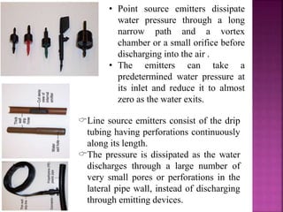 Chapter 2 trickle irrigation | PPTX