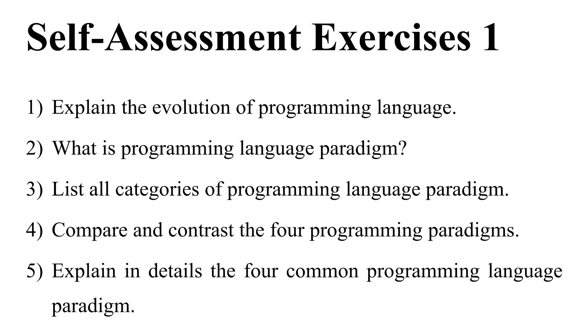 Programming language evolution and paradigm | PDF