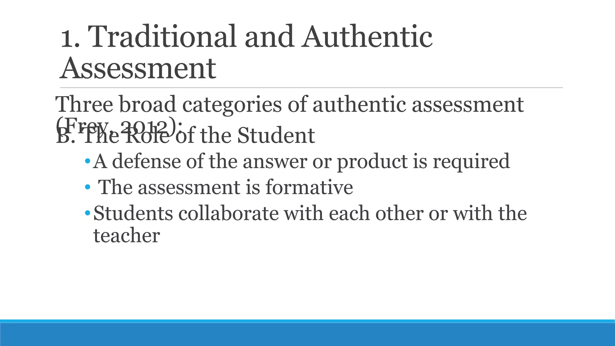 Chapter 2 types of assesment | PPTX
