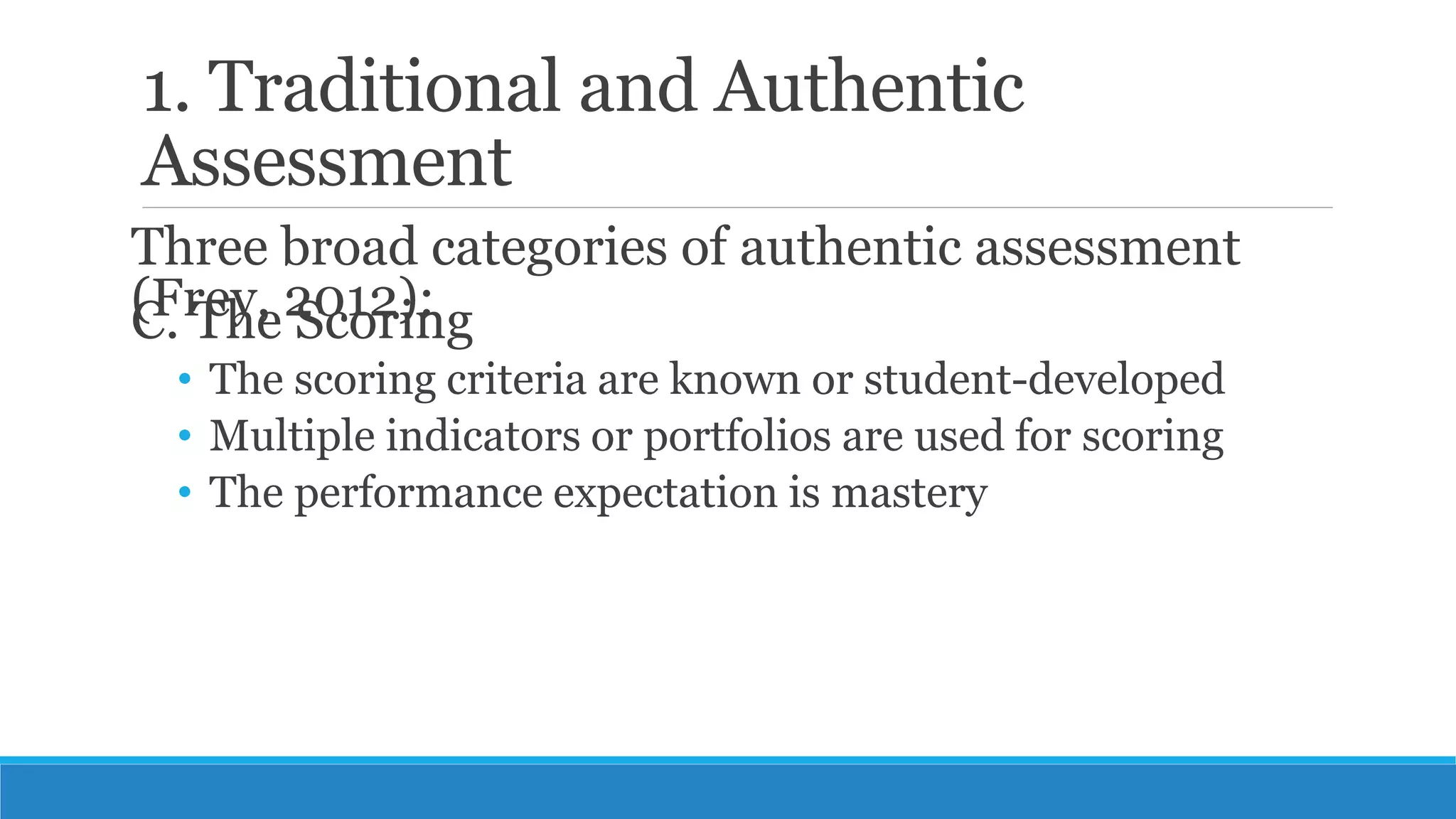 Chapter 2 types of assesment | PPTX