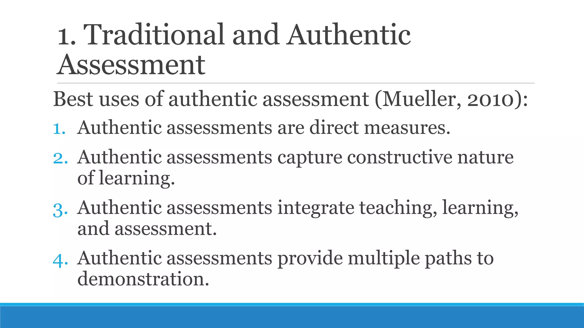 Chapter 2 types of assesment | PPTX