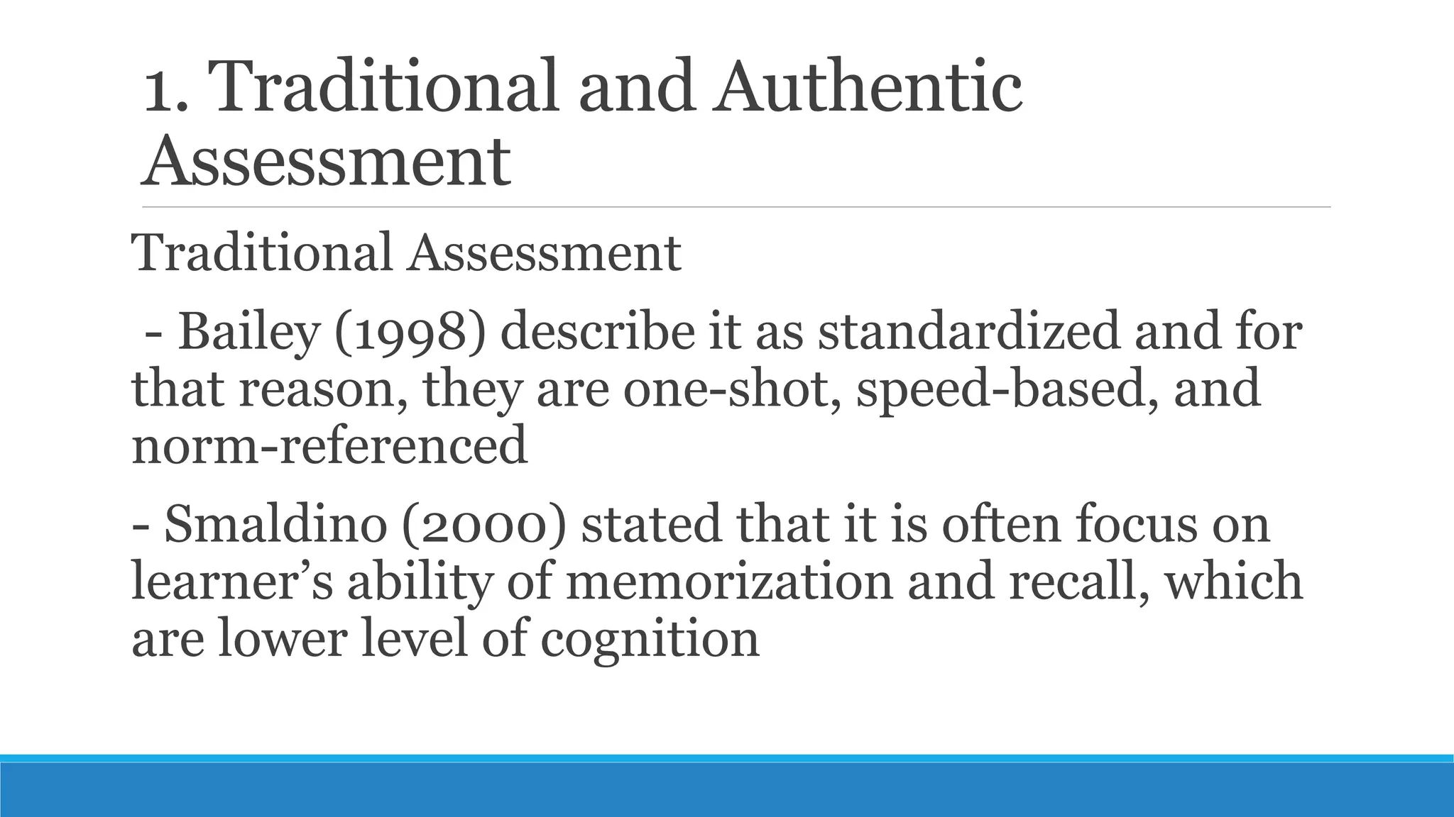 Chapter 2 types of assesment | PPTX