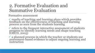 Chapter 2 types of assesment | PPTX