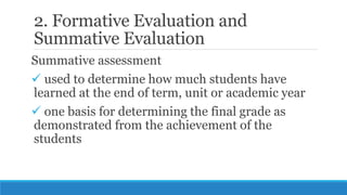 Chapter 2 types of assesment | PPTX