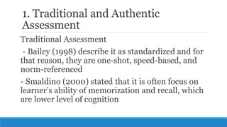 Chapter 2 types of assesment | PPTX