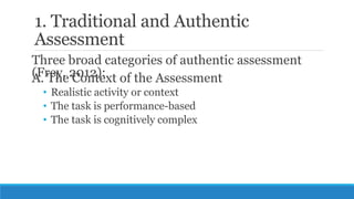 Chapter 2 types of assesment | PPTX