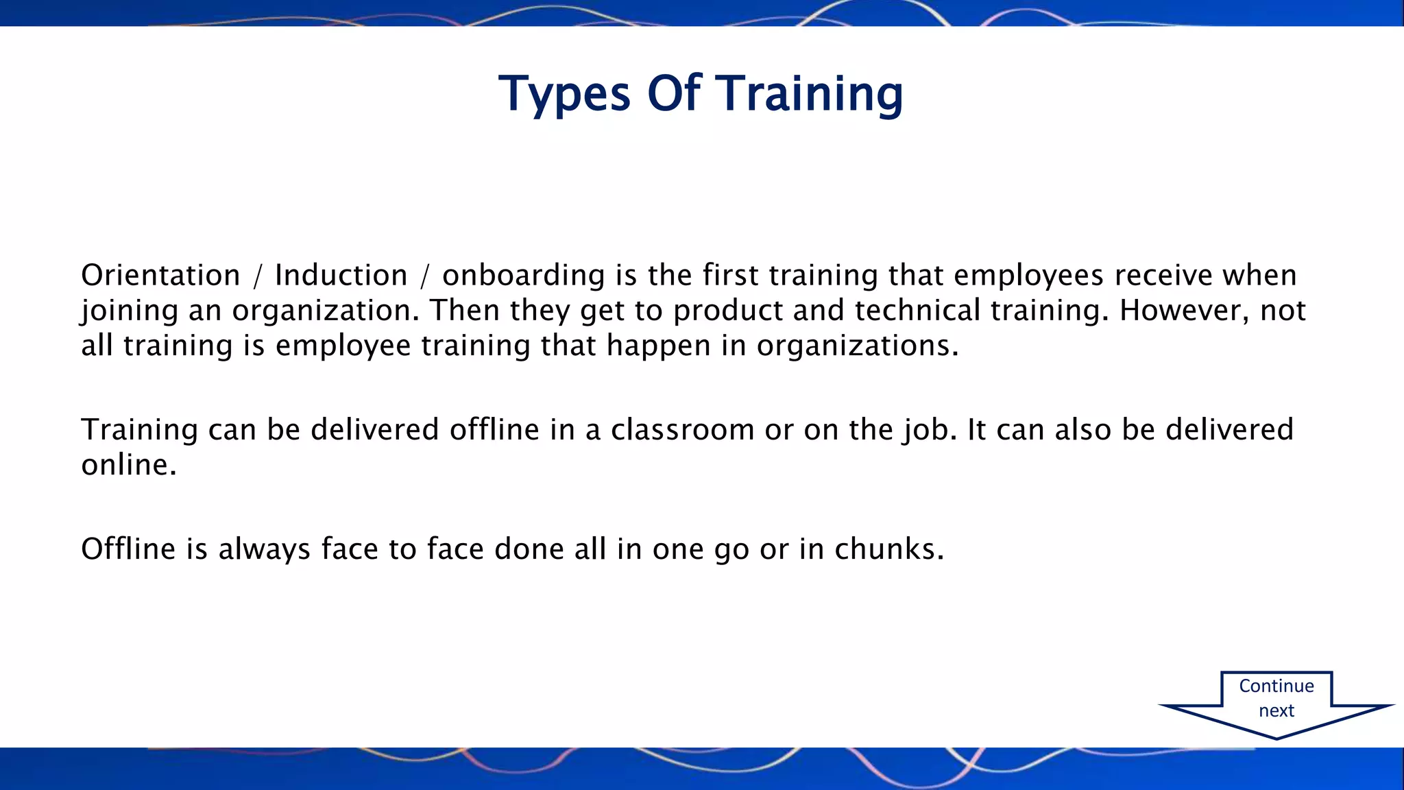 Chapter 2: Types Of Training | PPT