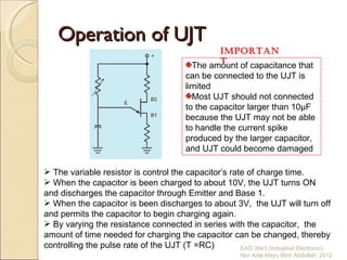 UJT (industrial electronic) | PPT