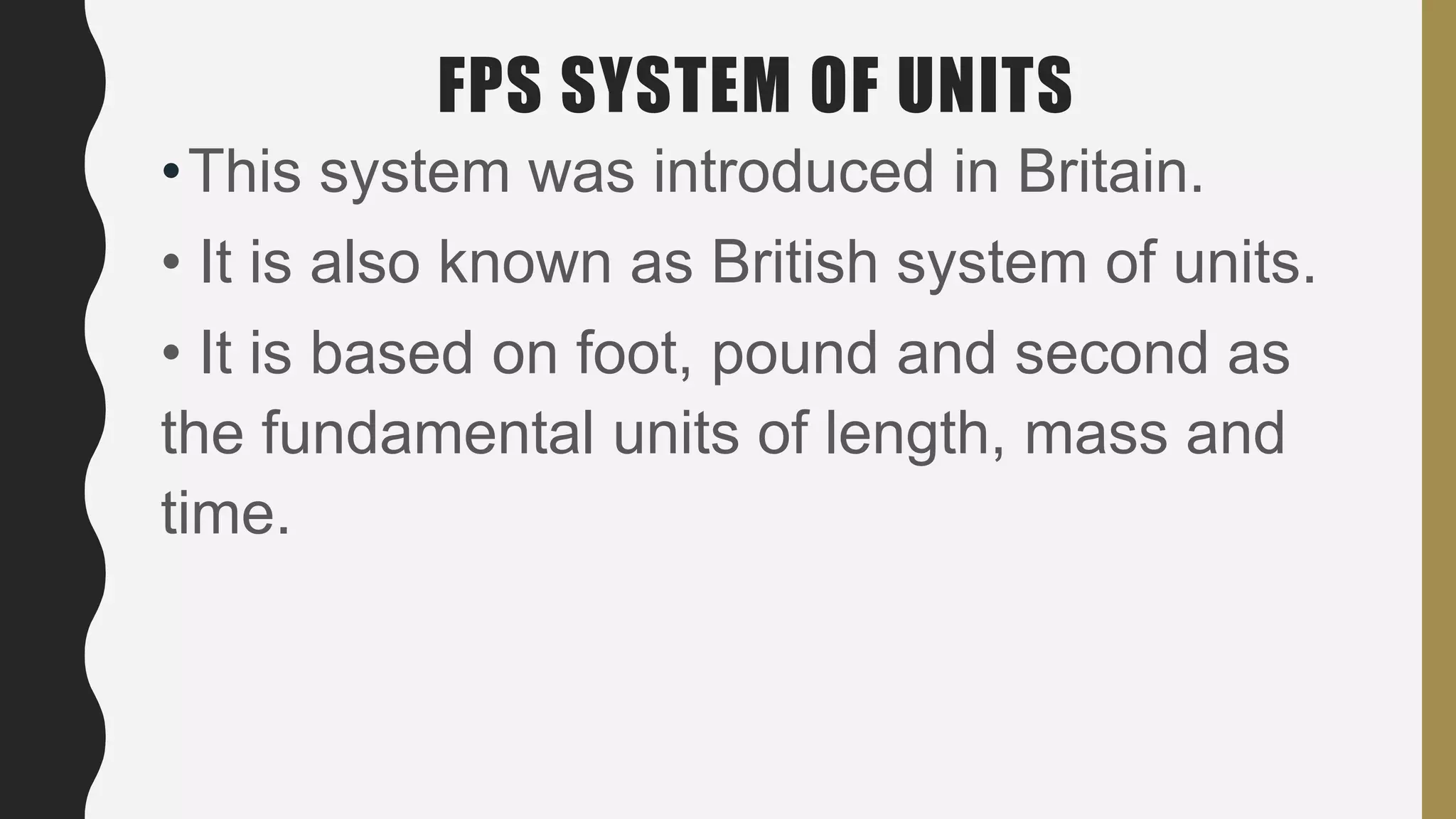 Chapter 2 unit and measurements | PPTX