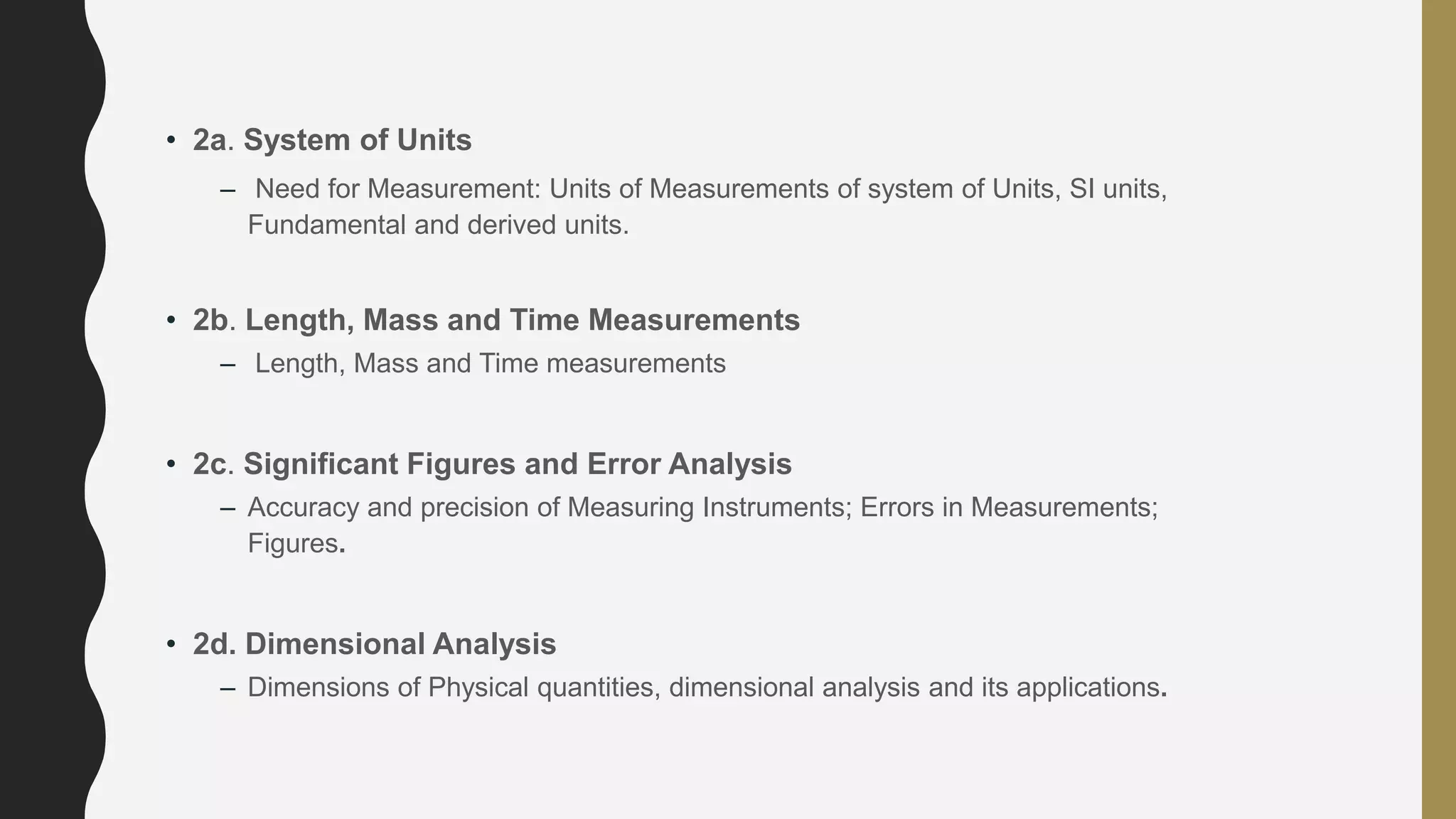Chapter 2 unit and measurements | PPTX