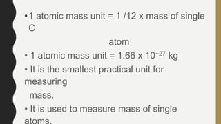 Chapter 2 unit and measurements | PPTX