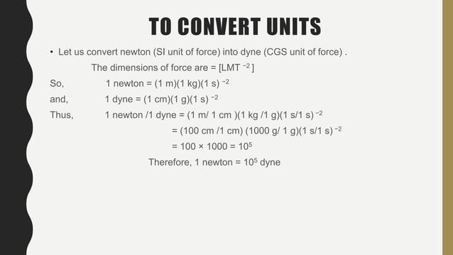 Chapter 2 unit and measurements | PPTX | Physics | Science