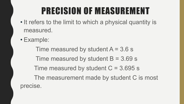 Chapter 2 unit and measurements | PPTX | Physics | Science