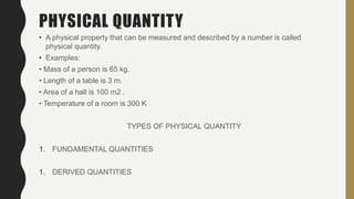 Chapter 2 unit and measurements | PPTX