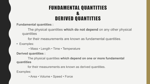 Chapter 2 unit and measurements | PPTX | Physics | Science