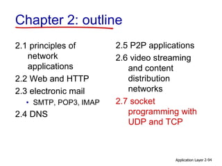 Chapter 2 - Computer Networking a top-down Approach 7th | PPT